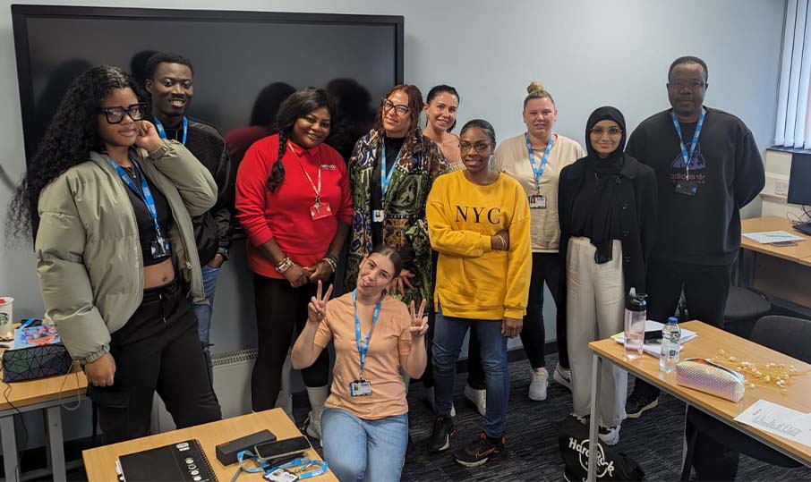 Sharine returns to inspire students